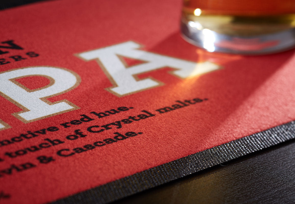 Custom Rubber Backed Bar Runners - Printed wih your own Design or Logo ...